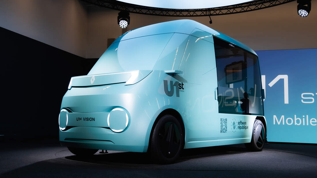 Studie U1st Vision von Software République auf Flexis E-Van | AUTO ...