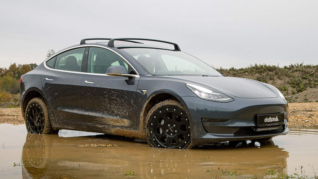 Tesla-Tuning von Delta 4x4: Model 3 wird zum Offroader | AUTO MOTOR UND ...