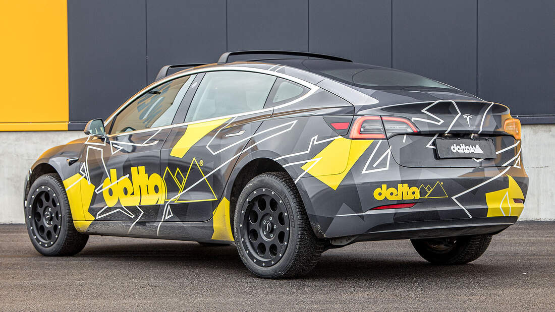 Tesla-Tuning von Delta 4x4: Model 3 wird zum Offroader | AUTO MOTOR UND ...