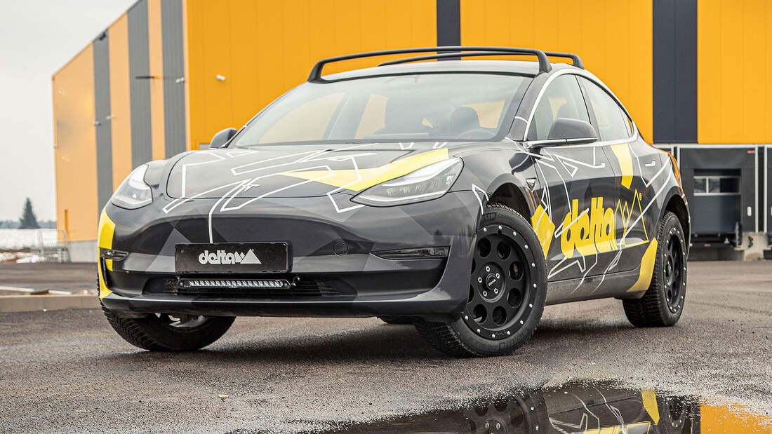 Tesla-Tuning von Delta 4x4: Model 3 wird zum Offroader | AUTO MOTOR UND ...