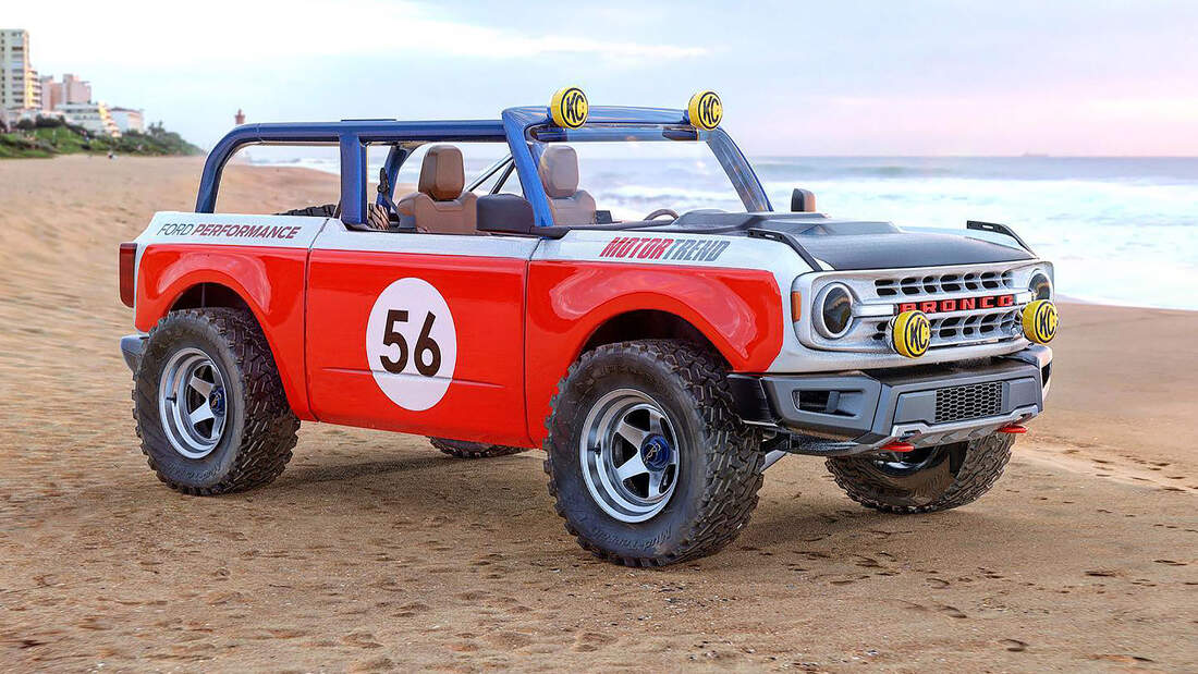 Ford Bronco-Rendering von Abimelec Design: Offroader als Baja Racer ...