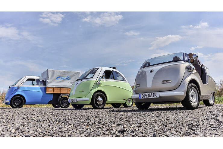 Evetta Prima, Openair und Cargo: Der nächste elektrische Isetta-Klon ...