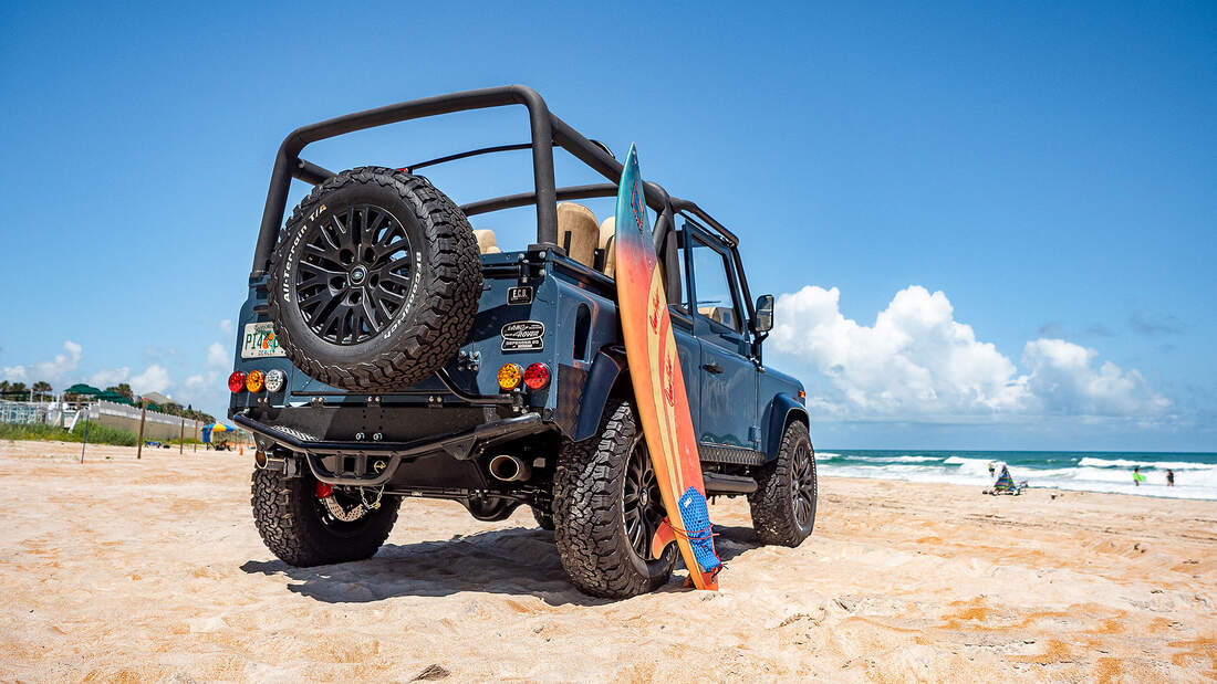 E.C.D. Project CL: Land Rover Defender wird zum Beach Cruiser | AUTO ...