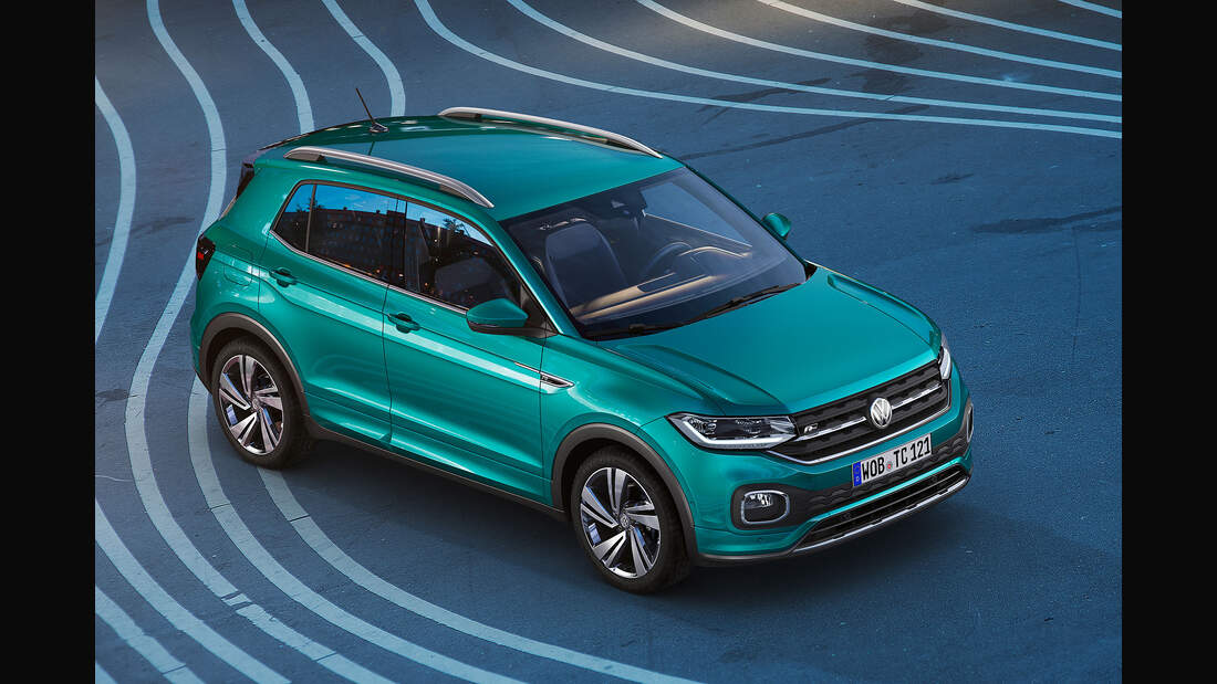 Vergleich VW T-Cross gegen VW Golf (2018) - auto motor und sport