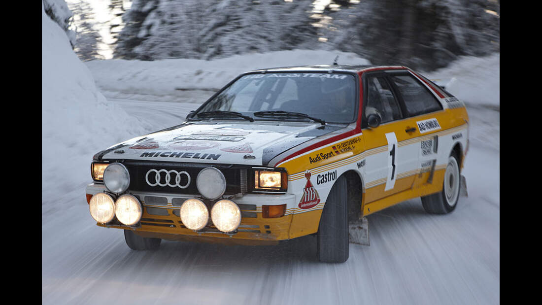 Walter Röhrl im Audi Rallye-Quattro | AUTO MOTOR UND SPORT