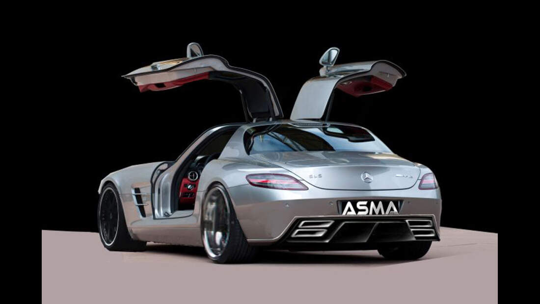 Aufgemotzte Mercedes SLS AMG: Leistungsstark, ultrabreit und schnell ...