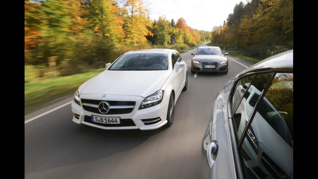 A7 Sportback, 5er GT und CLS Shooting Brake im Konzeptvergleich | AUTO MOTOR UND SPORT