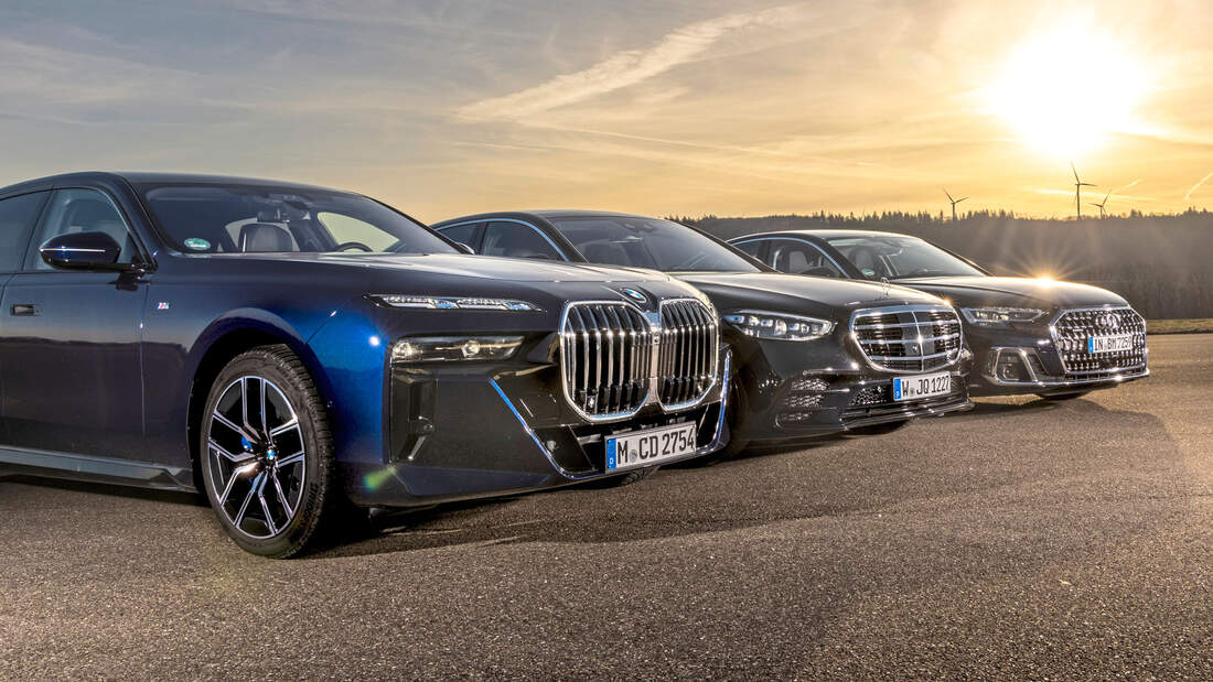 Test Audi A8 50 TDI gegen BMW 740d, Mercedes S 350d | AUTO MOTOR UND SPORT