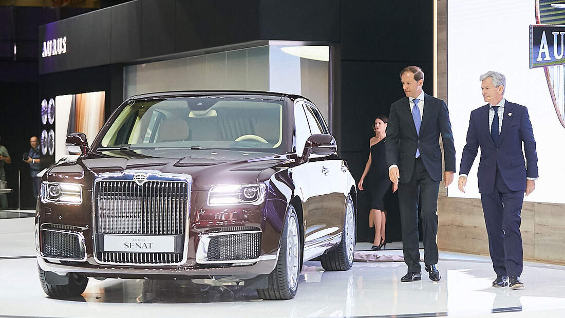 Sitzprobe im Aurus Senat: Putins luxuriöse Staatslimousine - auto motor ...