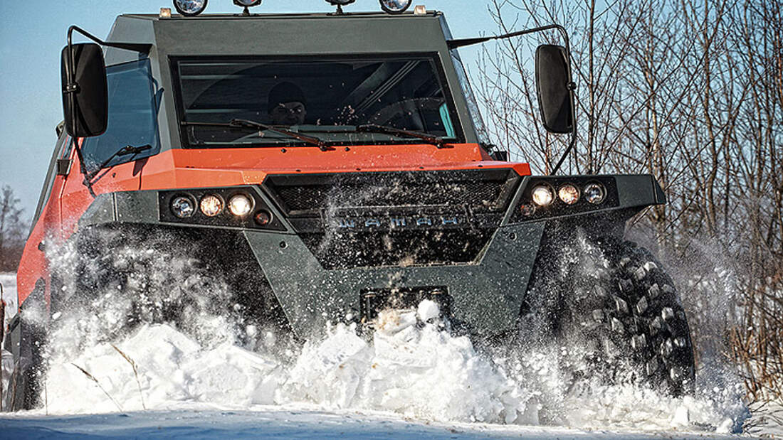 Avtoros Shaman 8x8 ATV: Russisches Sumpf-Monster - auto motor und sport
