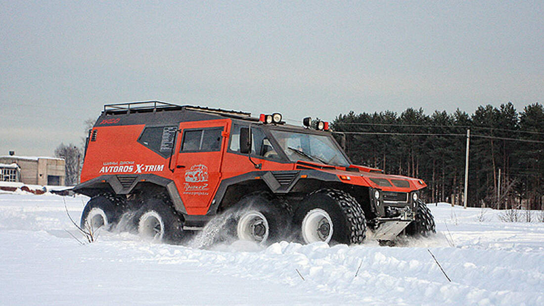 Avtoros Shaman 8x8 ATV: Russisches Sumpf-Monster - auto motor und sport