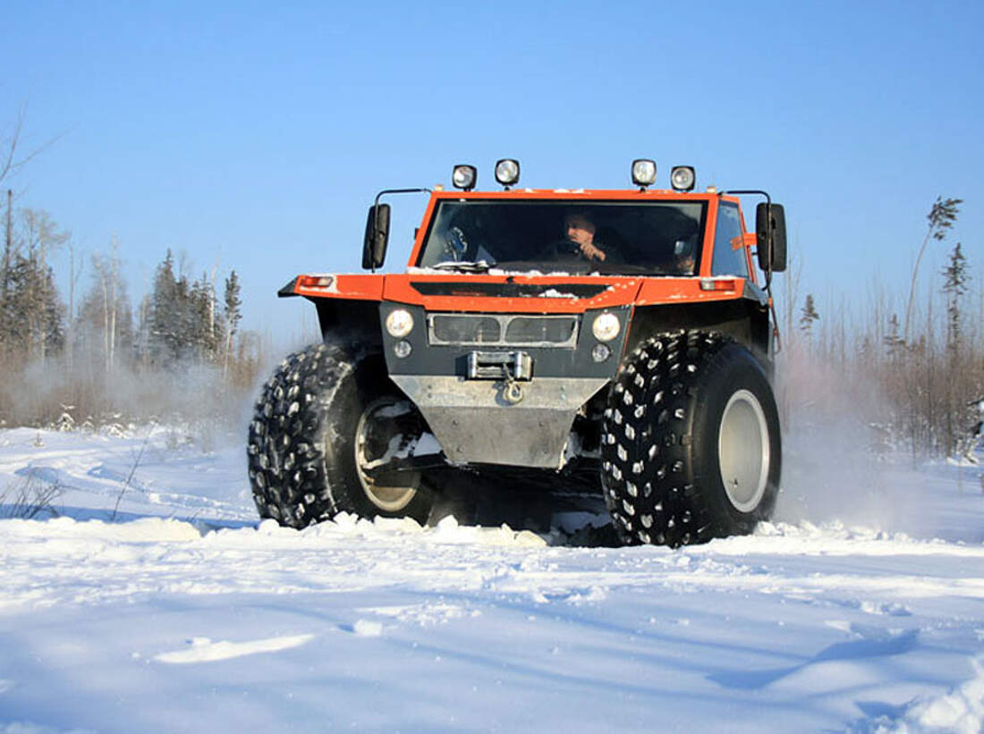 Avtoros Shaman 8x8 ATV: Russisches Sumpf-Monster - auto motor und sport