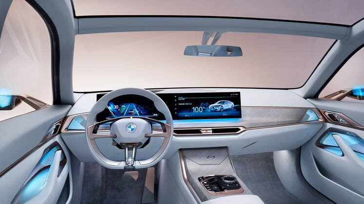 BMW i4 Concept Elektro 4er als Tesla Model 3 Konkurrent AUTO MOTOR UND SPORT