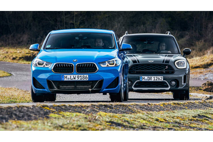 BMW X2 20i gegen Mini Countryman Cooper S | AUTO MOTOR UND SPORT