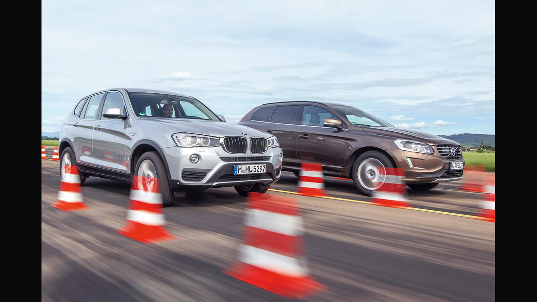 BMW X3 und Volvo XC60 im Vergleichstest: Effizienztalent gegen ...