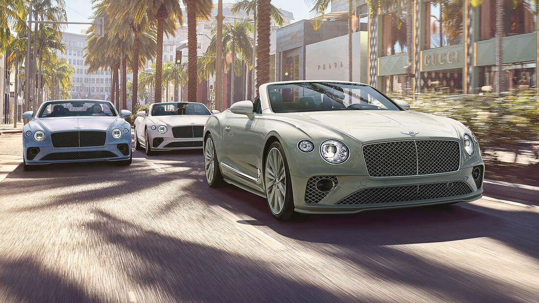 Bentley Beverly Hills Collection: Continental GTC in Pastellfarben ...
