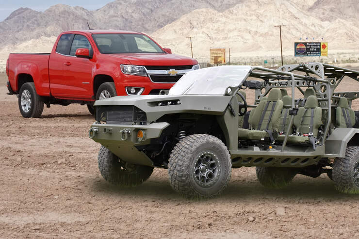 U.S. Army Infanterie-Fahrzeug auf Chevrolet Colorado-Basis - auto motor ...