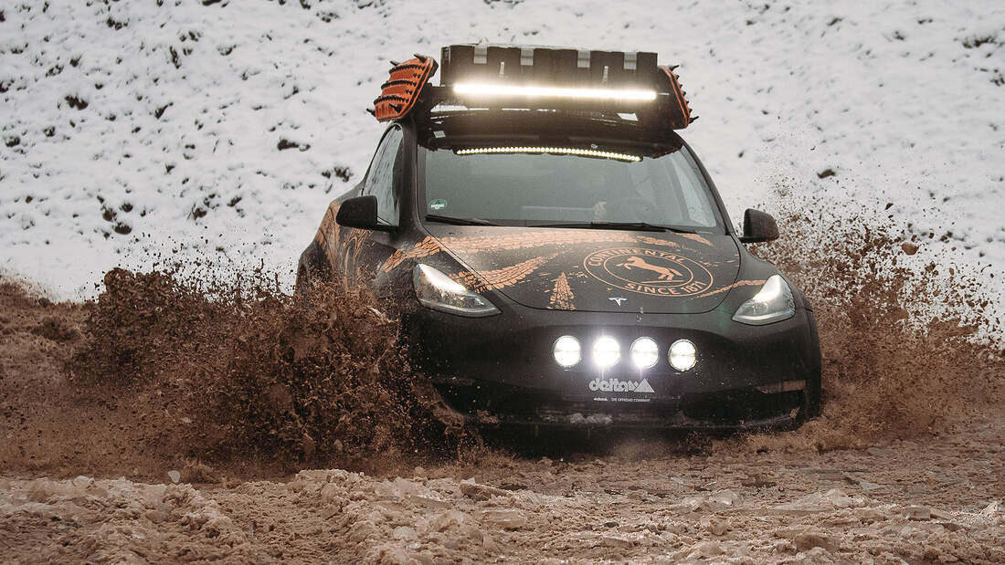 Delta 4x4 Tuning Tesla Model Y: Plötzlich Offroader | AUTO MOTOR UND SPORT