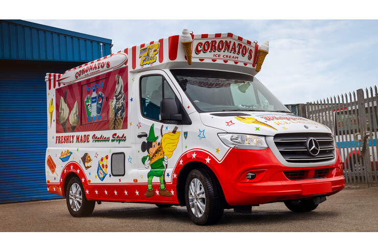 Whitby Morrison baut 55 Mercedes Sprinter zu Eiswagen um | AUTO MOTOR ...