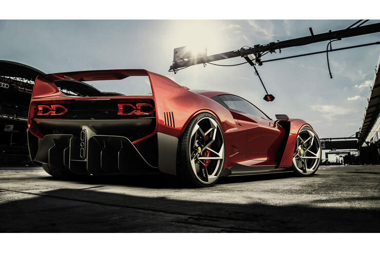 Design Concept Ferrari F4T: Frischer Look für die Ikone F40 | AUTO ...