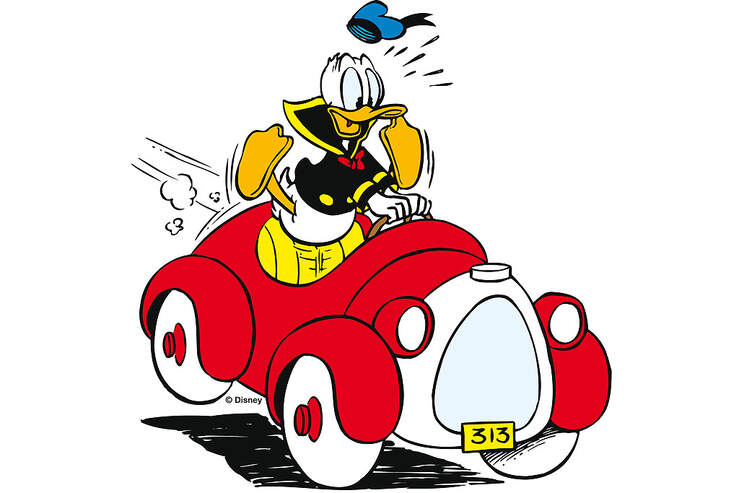 75 Jahre Donald Duck: Im 313 um die Welt - AUTO MOTOR UND SPORT