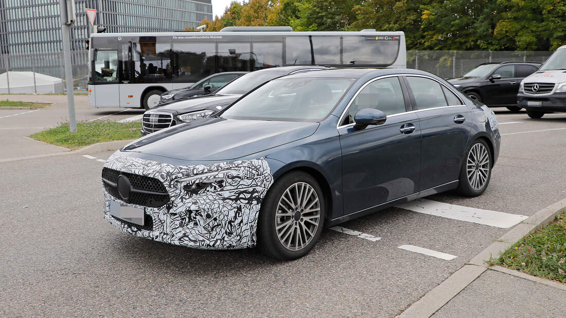 Facelift Mercedes A-Klasse Limousine (2022) | AUTO MOTOR UND SPORT