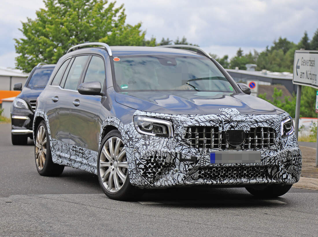 Neuer Mercedes-AMG GLB 45 (2020) erstmals erwischt - auto motor und sport
