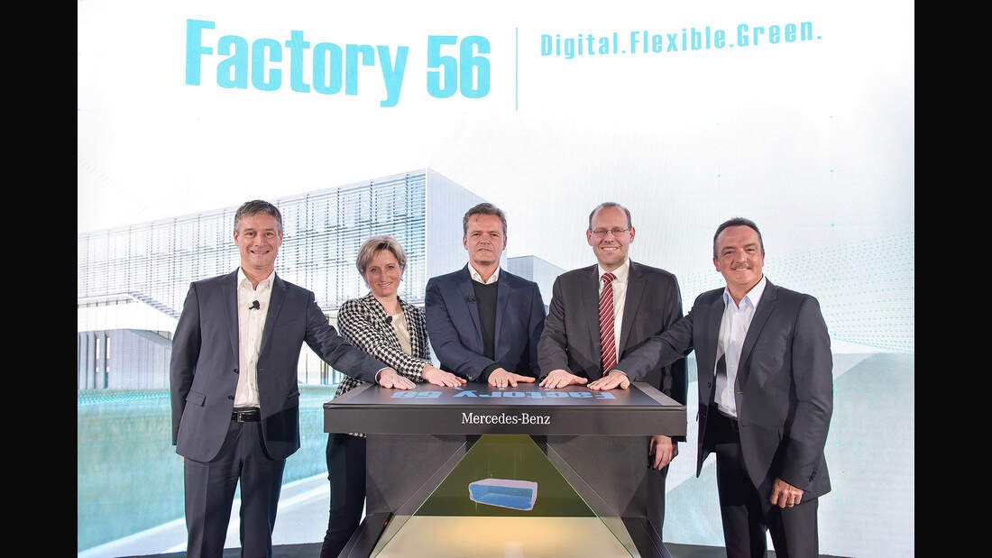 Daimler AG Factory 56: Mercedes baut Werk der Zukunft - auto motor und ...
