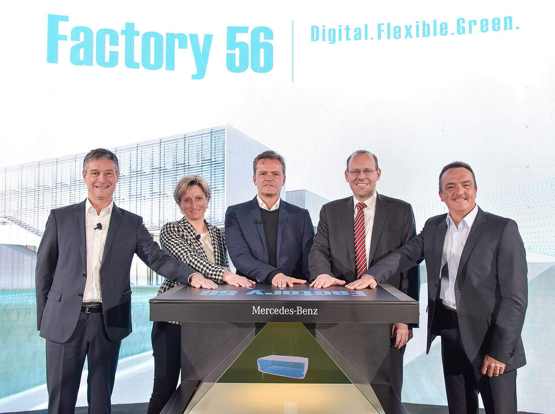 Daimler AG Factory 56: Mercedes baut Werk der Zukunft - auto motor und ...
