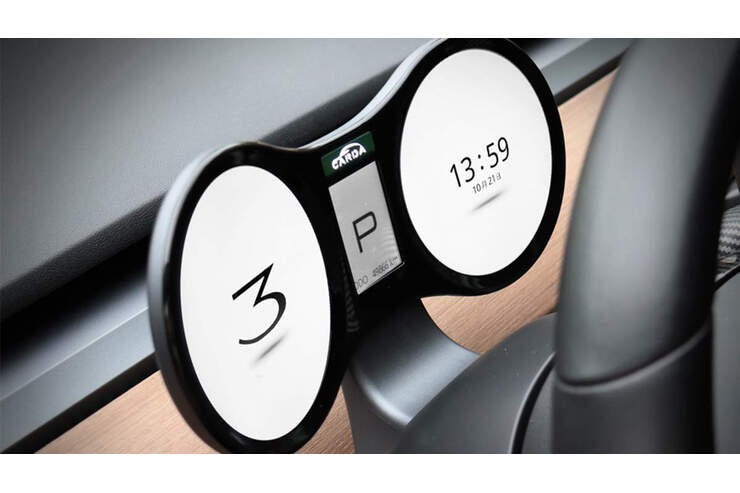 Nachrüst-Instrumente für Tesla: Model 3 mit Tacho | AUTO MOTOR UND SPORT