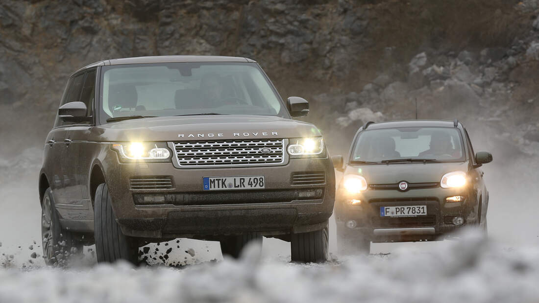 Panda 4x4 trifft Range Rover: Espresso-4x4 fordert Allrad-Gigant ...