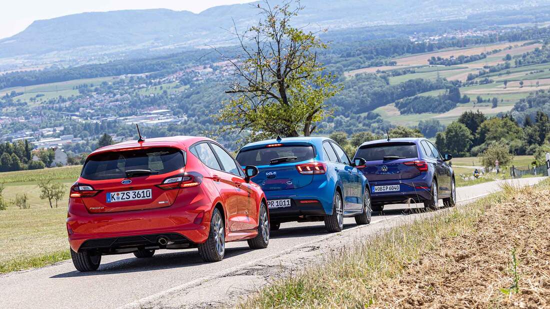 Ford Fiesta, Kia Rio und VW Polo im Test | AUTO MOTOR UND SPORT