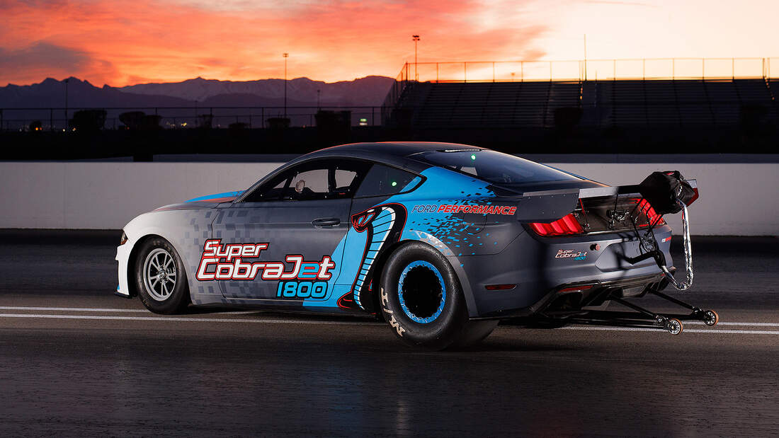 Ford Mustang Super Cobra Jet 1800 Elektro-Dragster | AUTO MOTOR UND SPORT