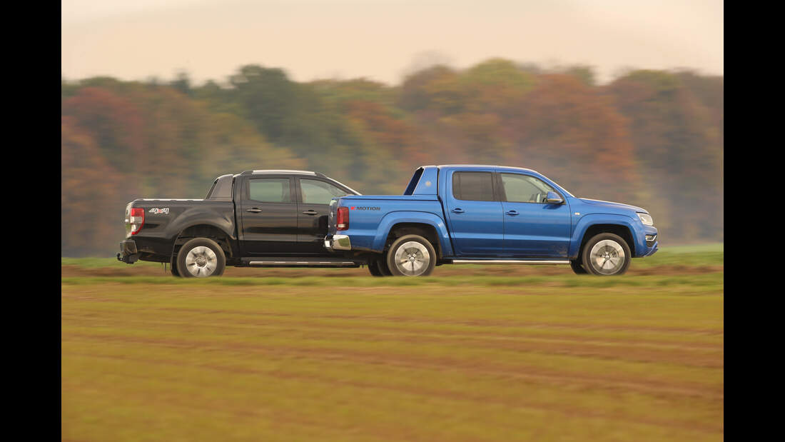 V6-Diesel-Pickups: Ford Ranger vs. VW Amarok im Test | AUTO MOTOR UND SPORT