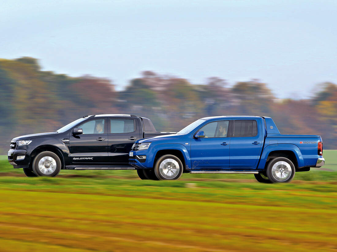 V6-Diesel-Pickups: Ford Ranger vs. VW Amarok im Test - auto motor und sport