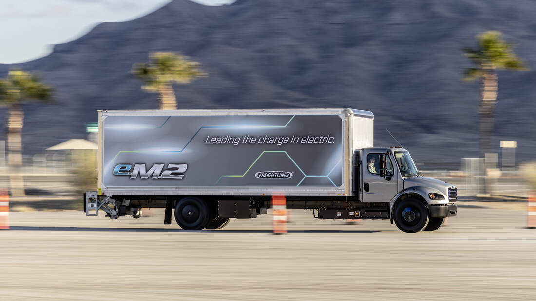 Freightliner eM2 Elektro-Lkw Neuvorstellung | AUTO MOTOR UND SPORT