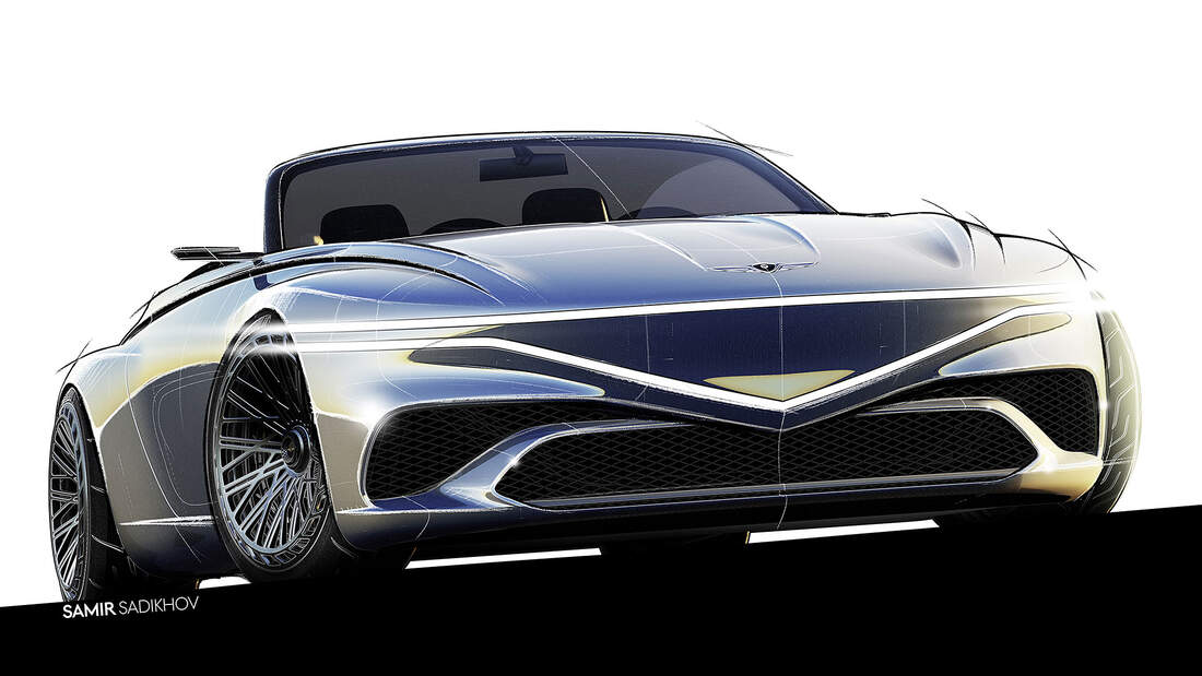 Genesis X Convertible: Elektro-Cabrio-Studie | AUTO MOTOR UND SPORT