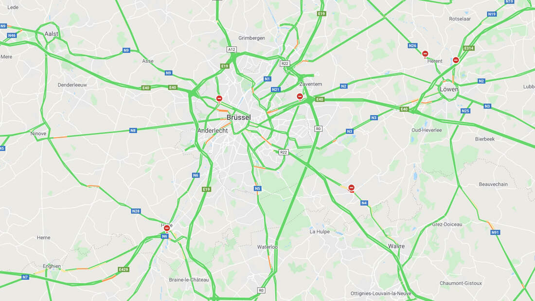 Kaum mehr Staus wegen Corona: Viel Grün bei Google | AUTO MOTOR UND SPORT