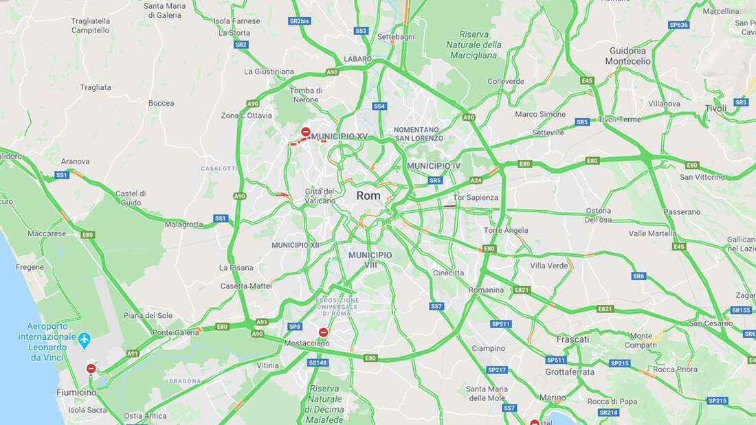 Kaum mehr Staus wegen Corona: Viel Grün bei Google | AUTO MOTOR UND SPORT