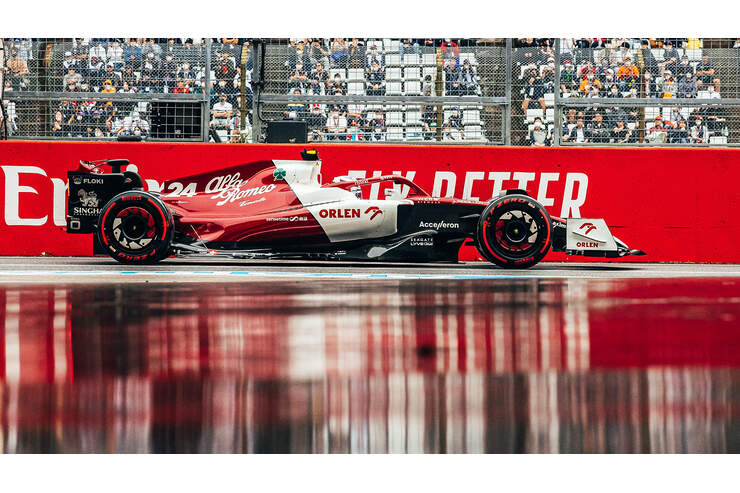 Alfa-Schritt mit Frontflügel: 2023 altes Chassis? | AUTO MOTOR UND SPORT