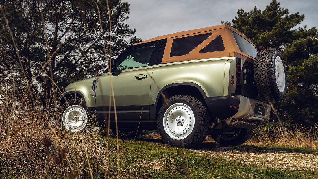 Land Rover Defender 90 Valiance als Cabrio von Heritage Customs | AUTO ...