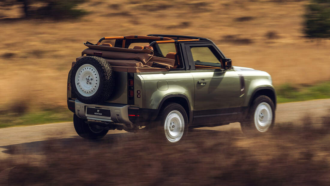 Land Rover Defender 90 Valiance als Cabrio von Heritage Customs | AUTO ...