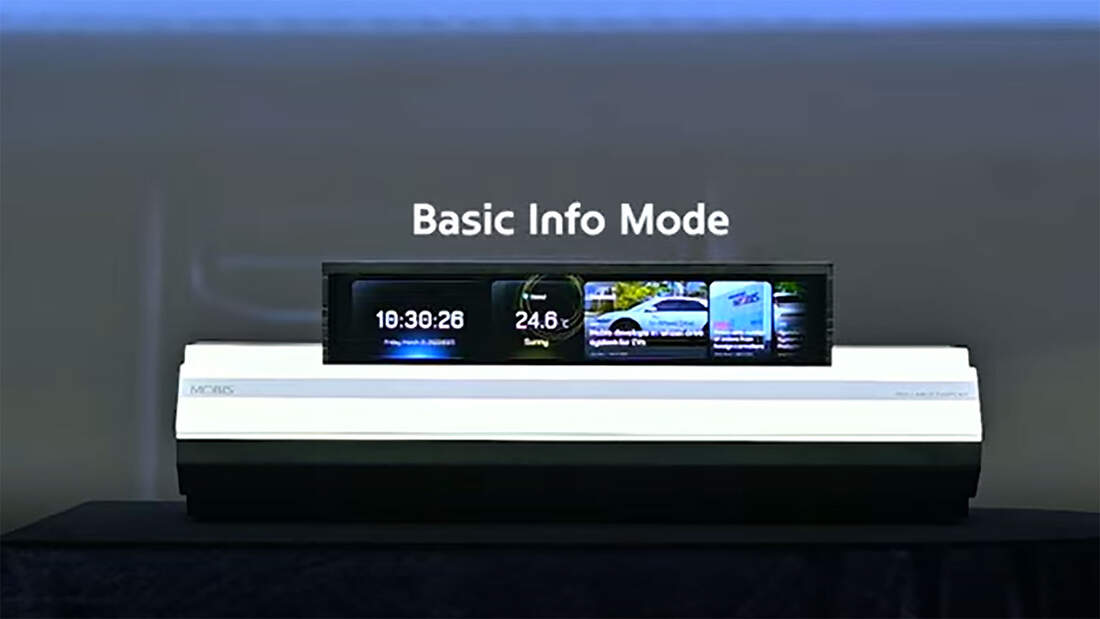 Hyundai Mobis: Dieses Display lässt sich aufrollen | AUTO MOTOR UND SPORT
