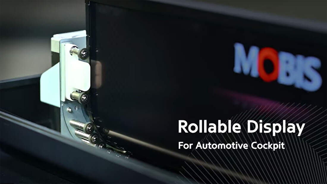 Hyundai Mobis: Dieses Display lässt sich aufrollen | AUTO MOTOR UND SPORT