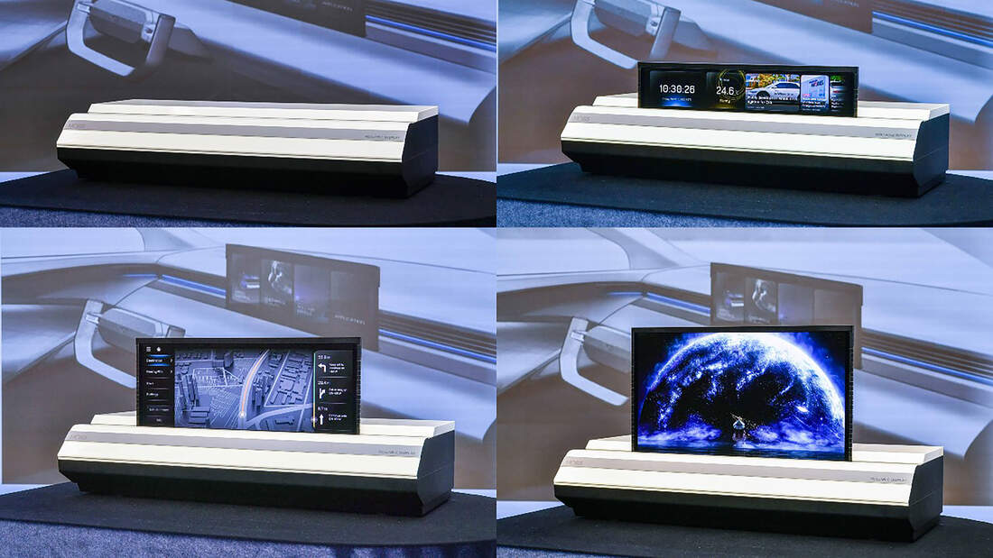 Hyundai Mobis: Dieses Display lässt sich aufrollen | AUTO MOTOR UND SPORT