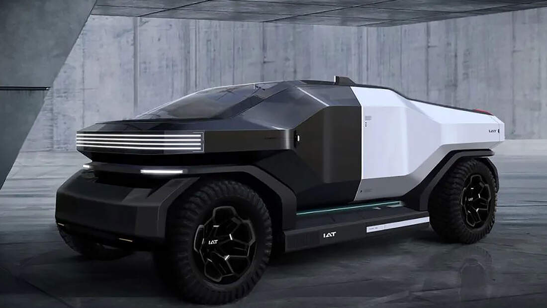 IAT Design T-Mad EV Pickup: Verrückter Pritschenwagen | AUTO MOTOR UND ...