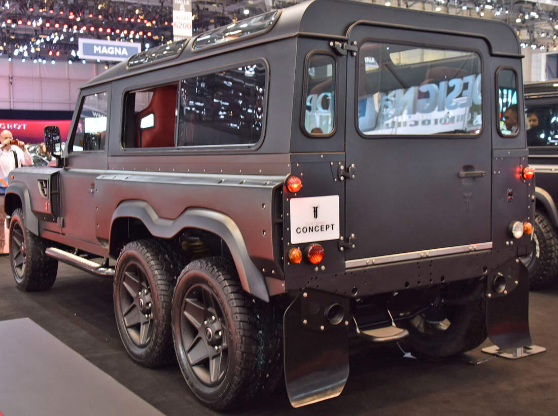 Urban Warrior Land Rover 6x6: Defender-Pickup für 350.000 Dollar - auto ...