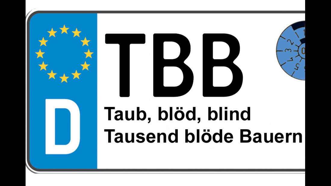 Kfz Kennzeichen Tbb