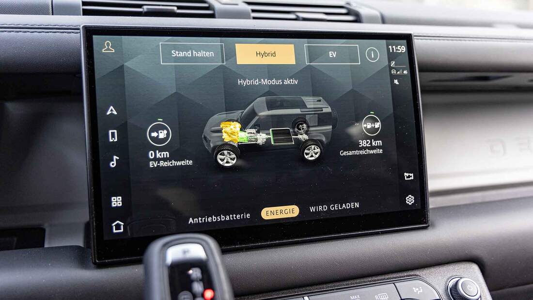 Kosten und Realverbrauch: Land Rover Defender 110 P400e | AUTO MOTOR ...