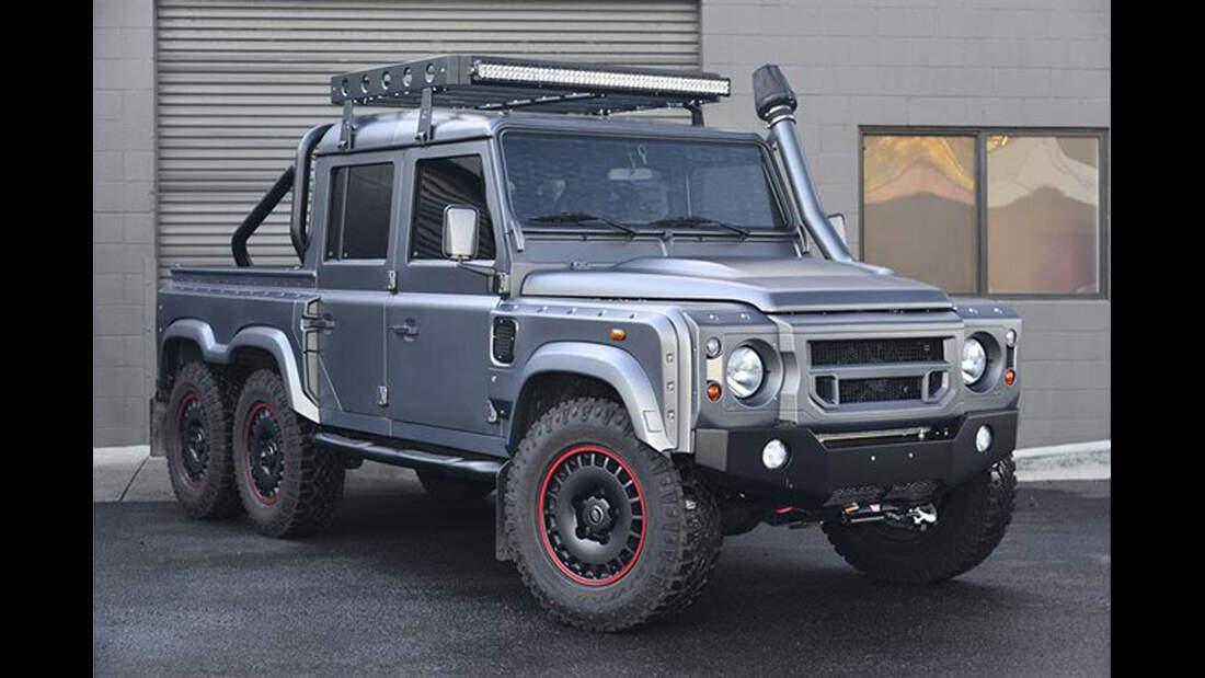 Urban Warrior Land Rover 6x6: Defender-Pickup für 350.000 Dollar | AUTO ...